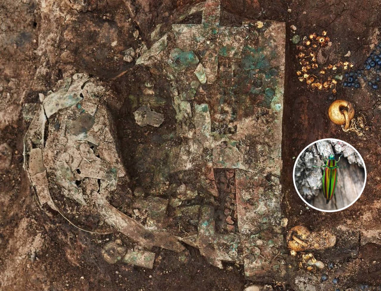 Crown from the Silla Era Decorated with Iridescent Beetle Wings Found ...