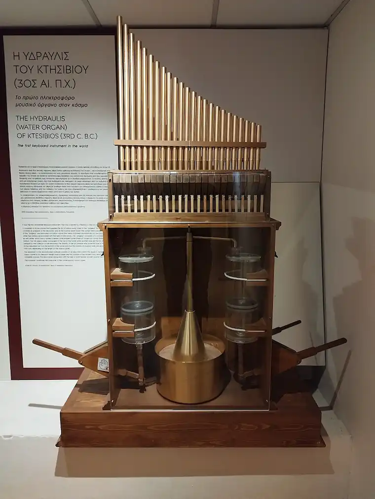 Ctesibius, the Greek sage who invented a hydraulic musical organ, the ...